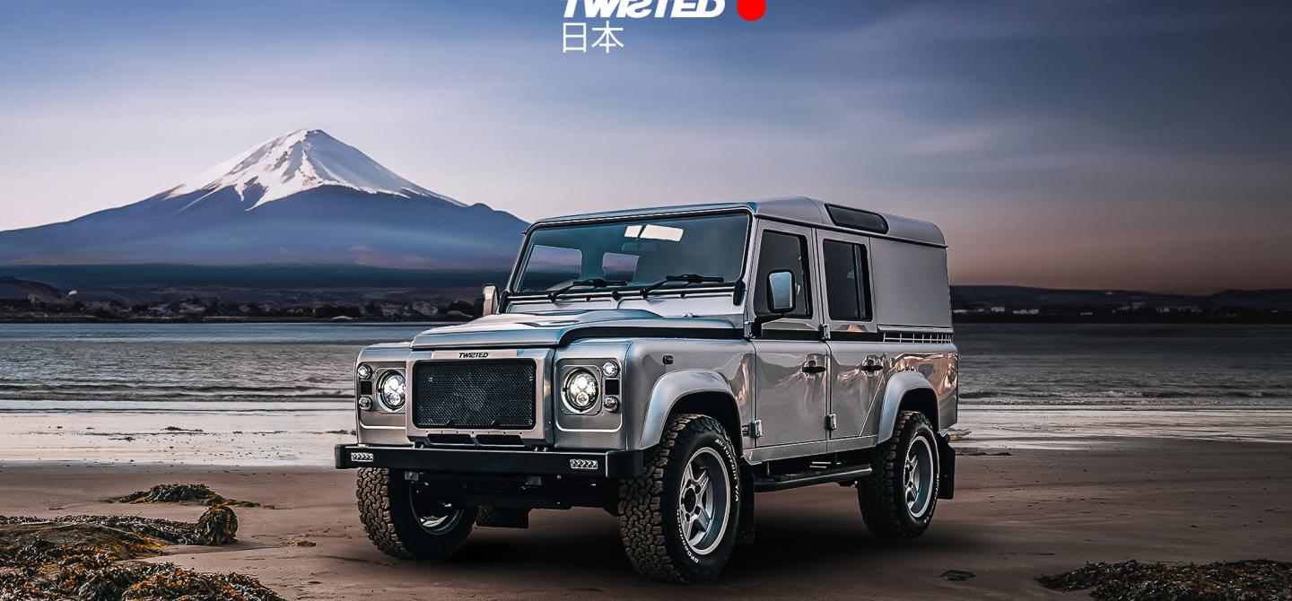 Land Rover Defender in Japan, from Twisted automotive